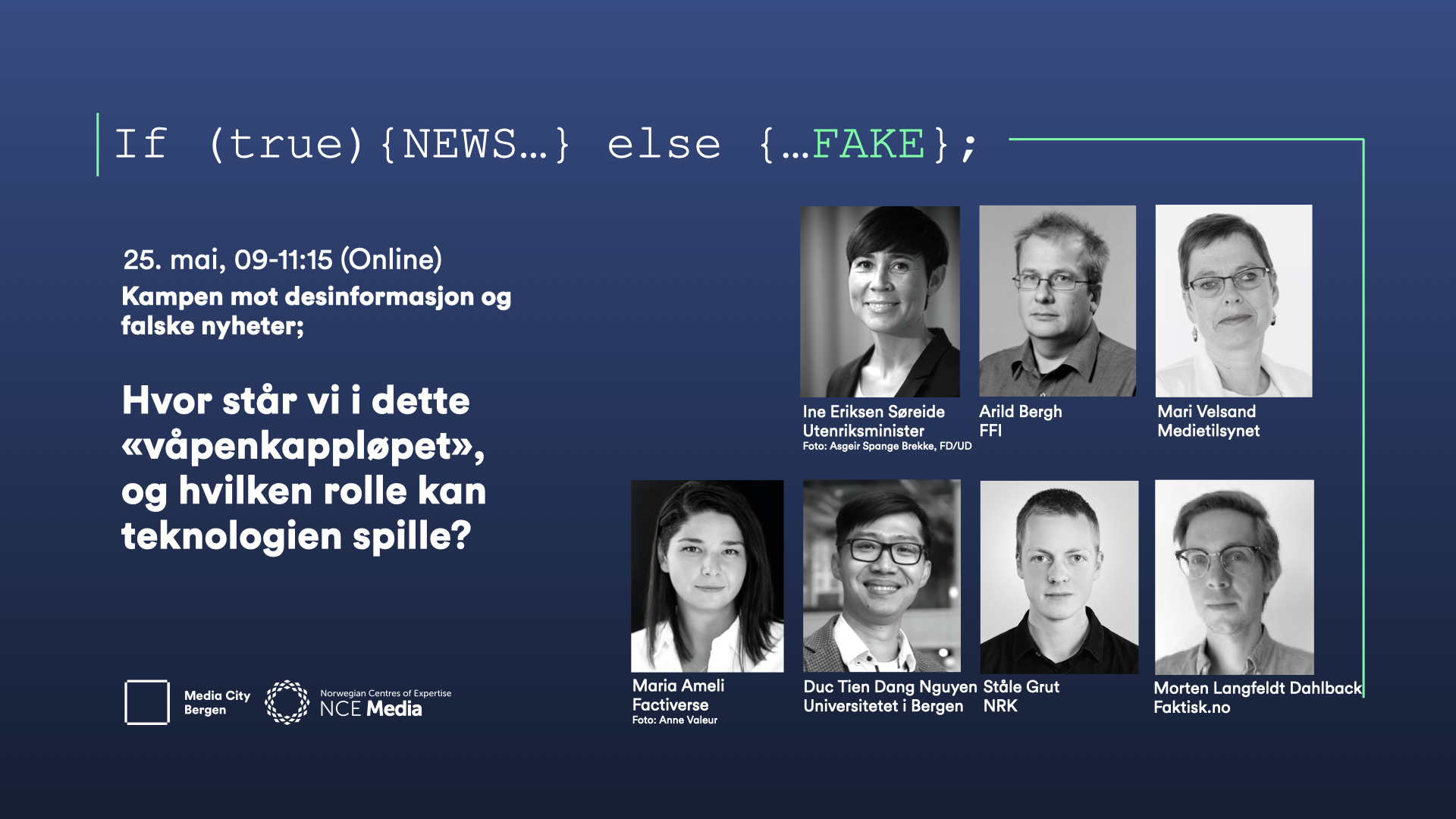 Online conference 25 May: The fight against desinformation and fake ...