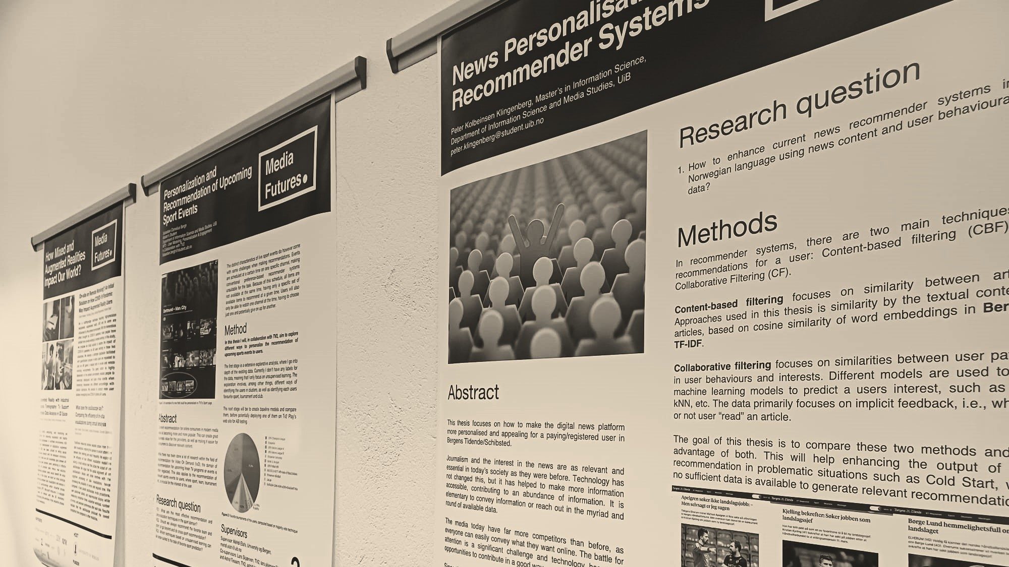 From recommender systems to deepfake detection. These posters and demos ...
